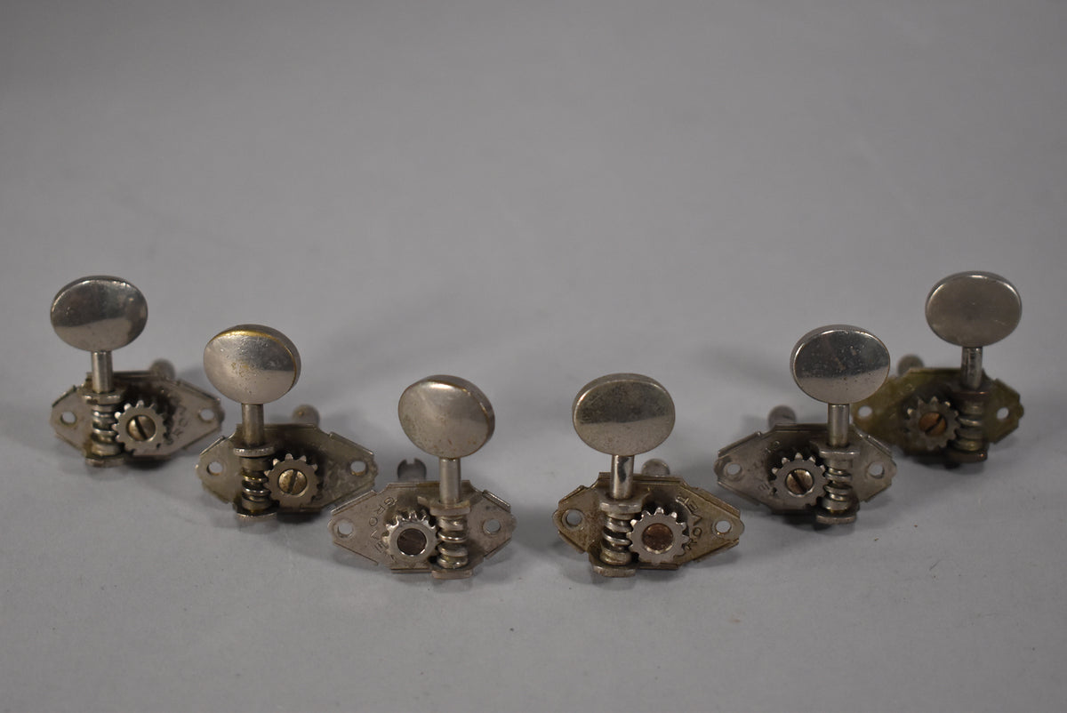 1930s Grover Sta-Tite Open-Gear Tuners 3x3 Pre-War Martin Nickel ...