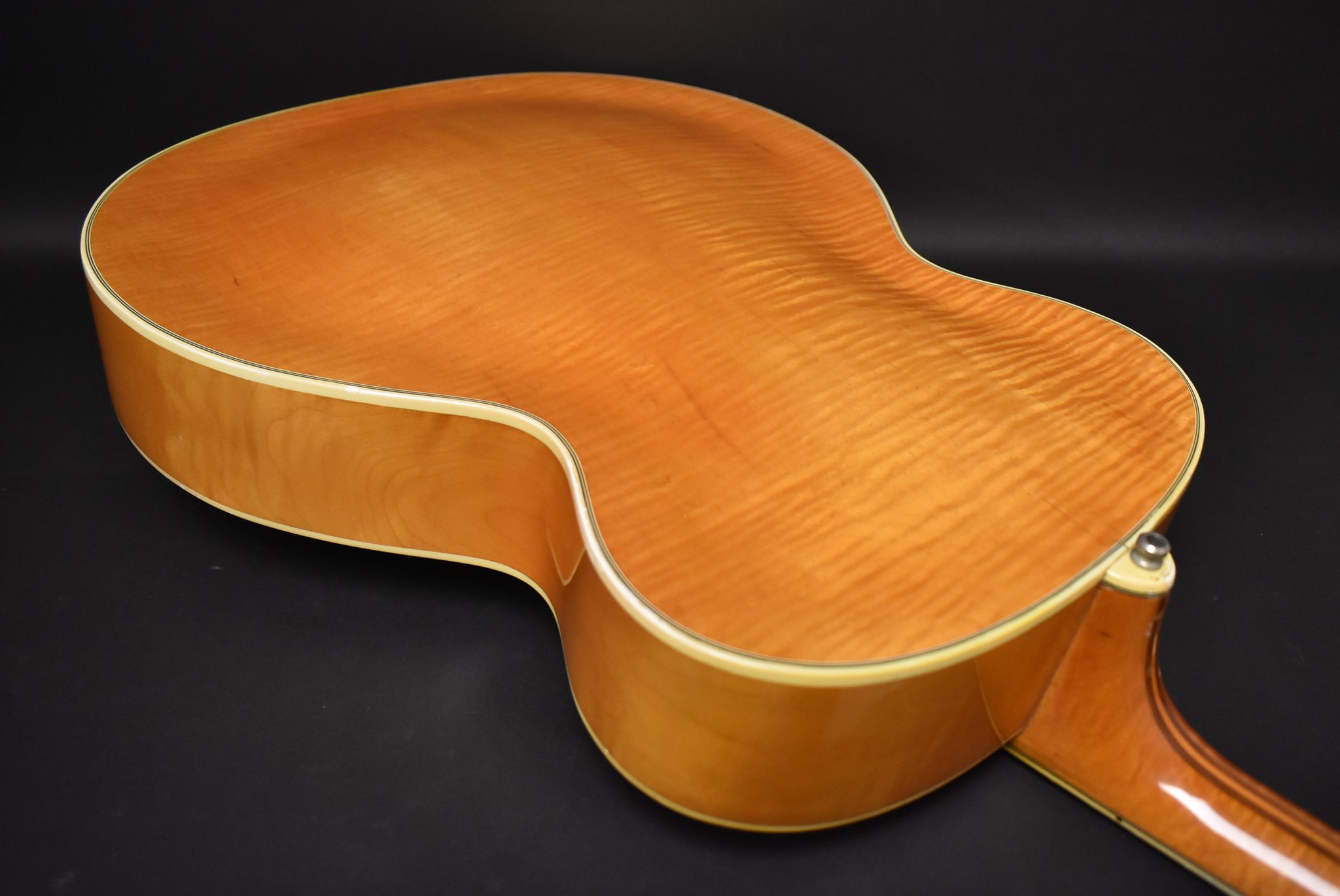 c. 1950s Epiphone DeLuxe "Emperor" Natural Finish Archtop w/OHSC ...
