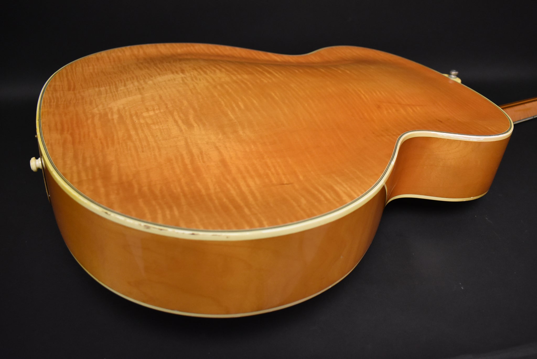 c. 1950s Epiphone DeLuxe "Emperor" Natural Finish Archtop w/OHSC ...